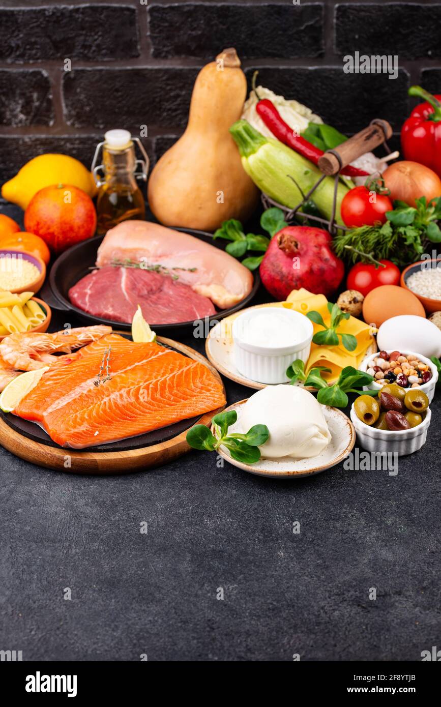 Food pyramid balanced diet hi-res stock photography and images - Alamy