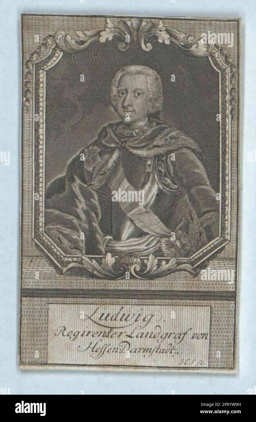 Ludwig VIII., Landgrave of Hesse Stock Photo - Alamy