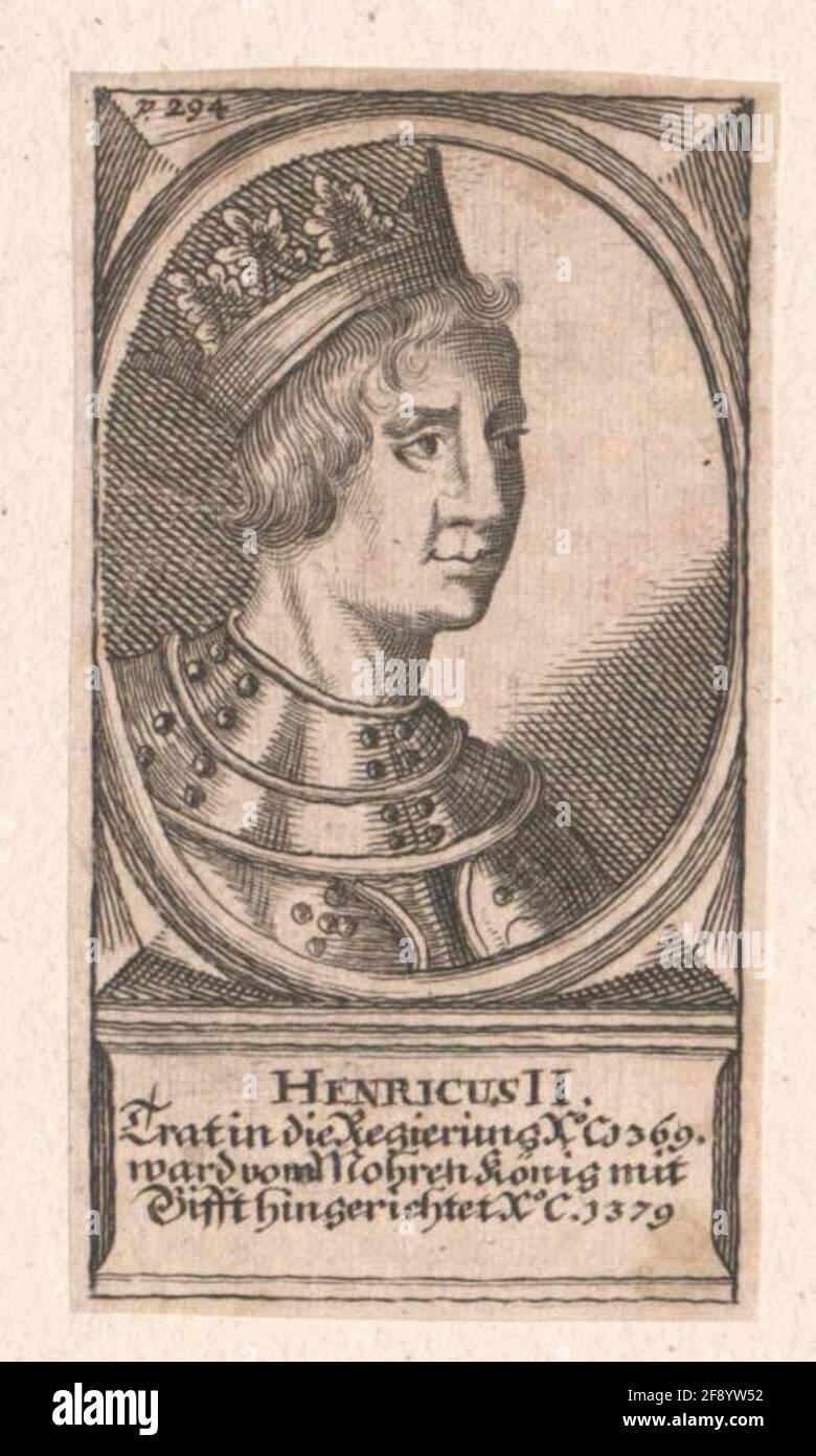 Heinrich II, King of Castile and León Stock Photo - Alamy