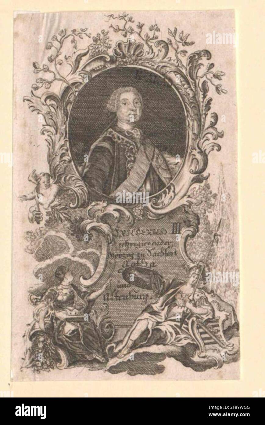 Friedrich III., Duke of Saxony-Gotha Eraser: Nilson, Johannes ...