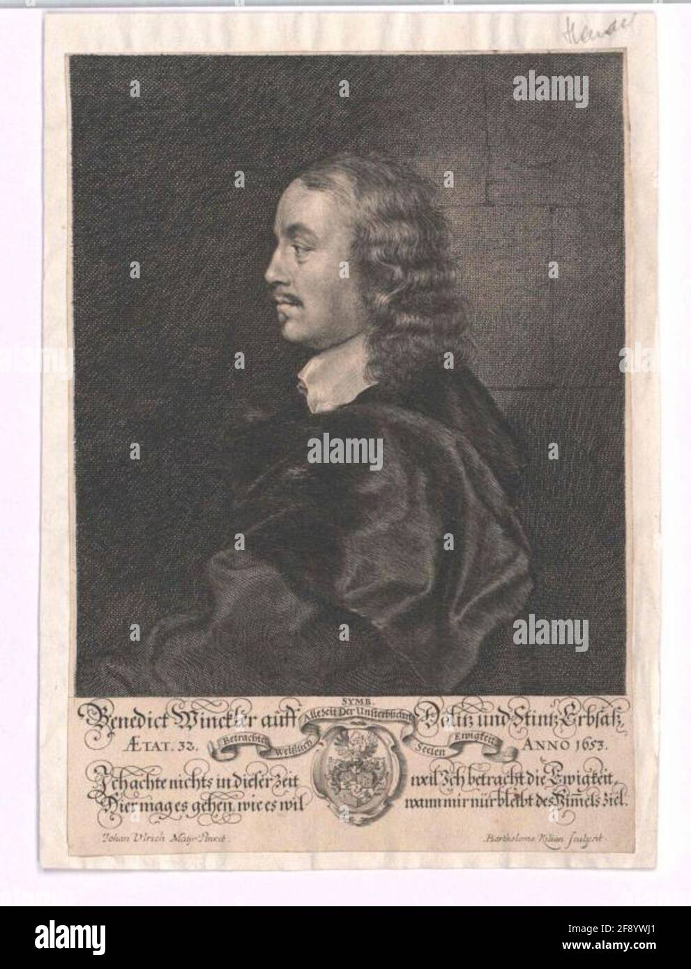 Winckler, Benedict painter: Mayr, Johann Ulrichstecher: Kilian ...