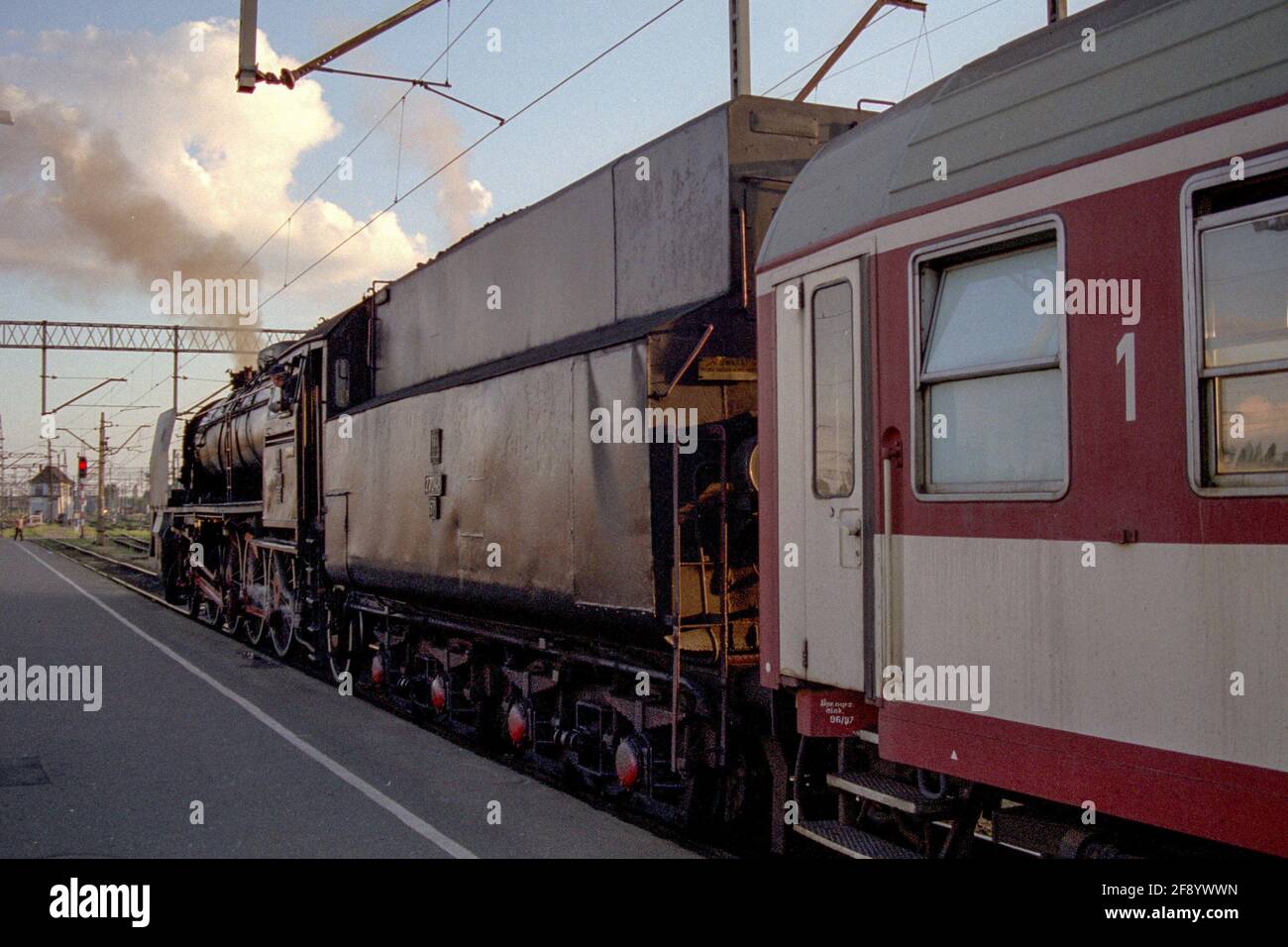 Polish steam trains in 1997 Stock Photo - Alamy
