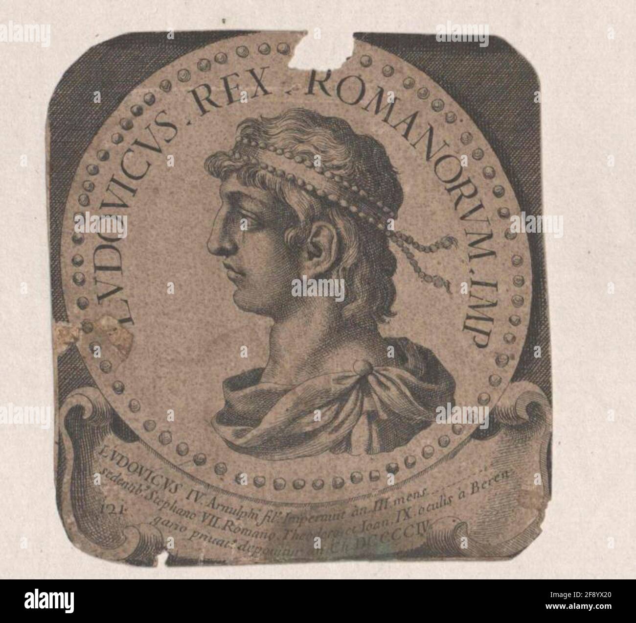 Ludwig IV., The child king Stock Photo - Alamy