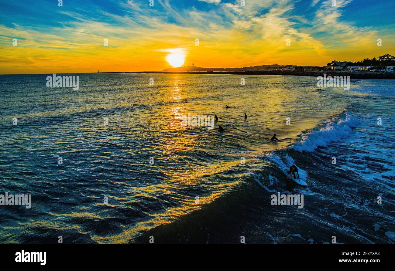 Half moon bay california aerial hi-res stock photography and images - Alamy