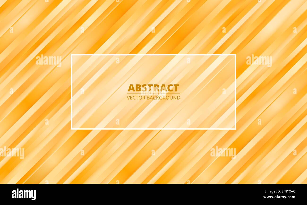 Abstract bright orange striped vector background with yellow and orange ...