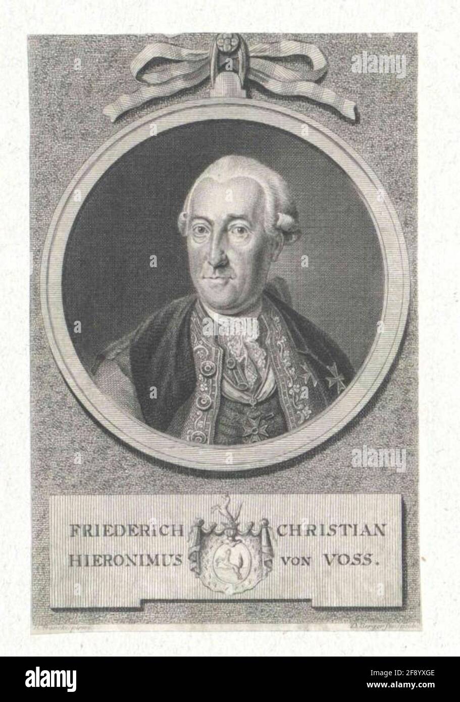 Voss, Friedrich Christian Hieronymus of Stock Photo - Alamy