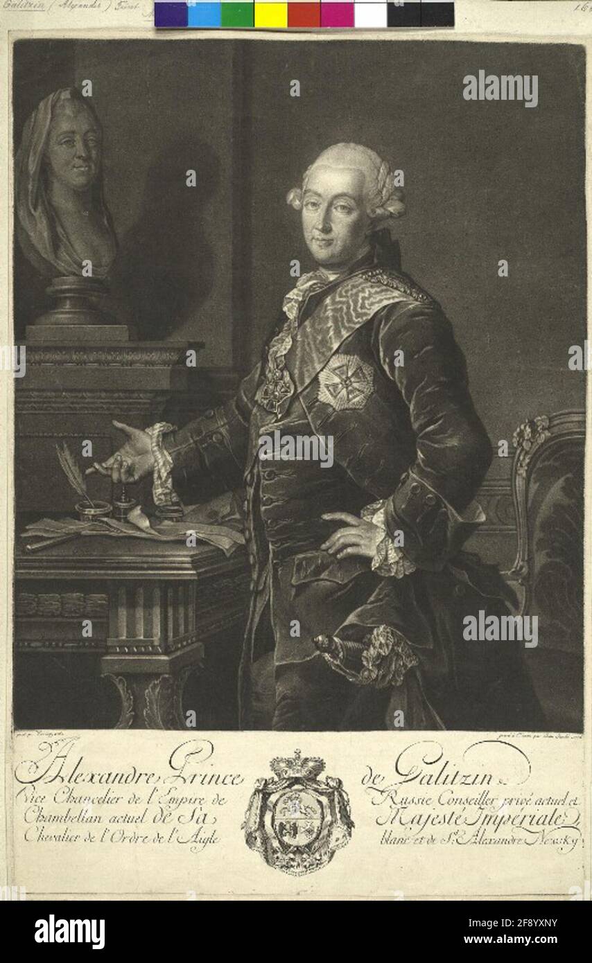 Galitzin, Alexander Prince Stock Photo - Alamy