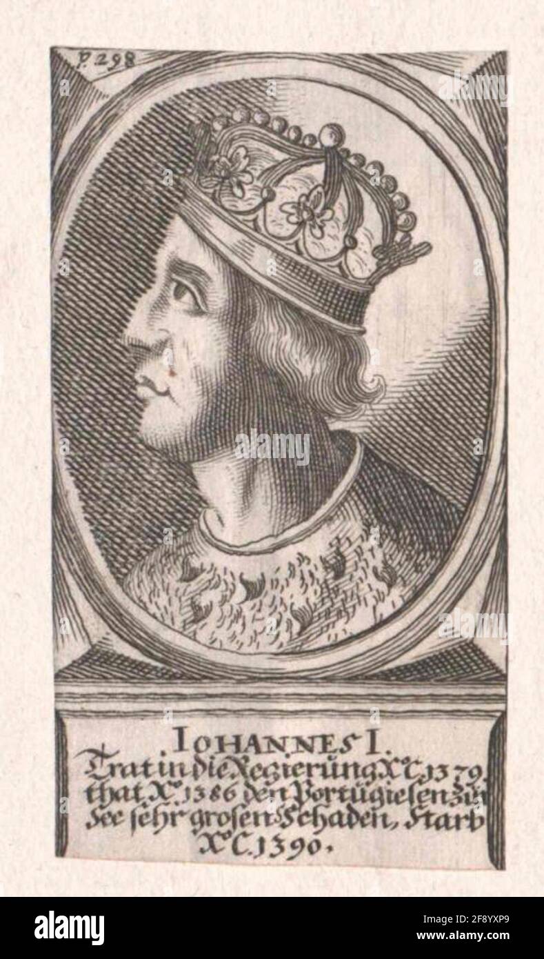 Johann I, King of Castile and León Stock Photo - Alamy