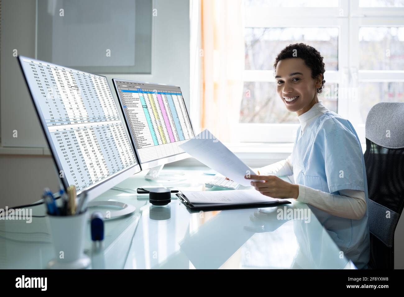 Medical Coding Bill And Billing Codes Spreadsheets Stock Photo - Alamy