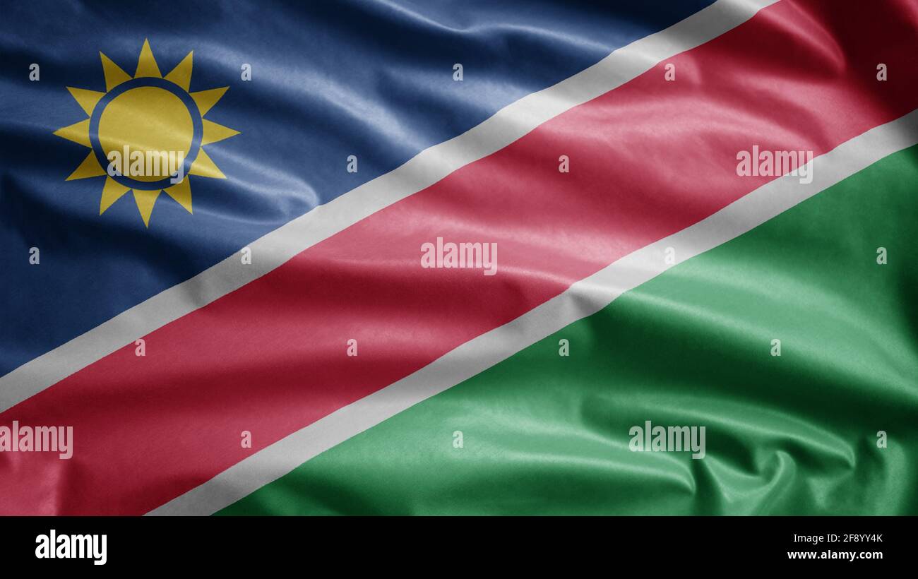 Wavy namibian flag hi-res stock photography and images - Alamy