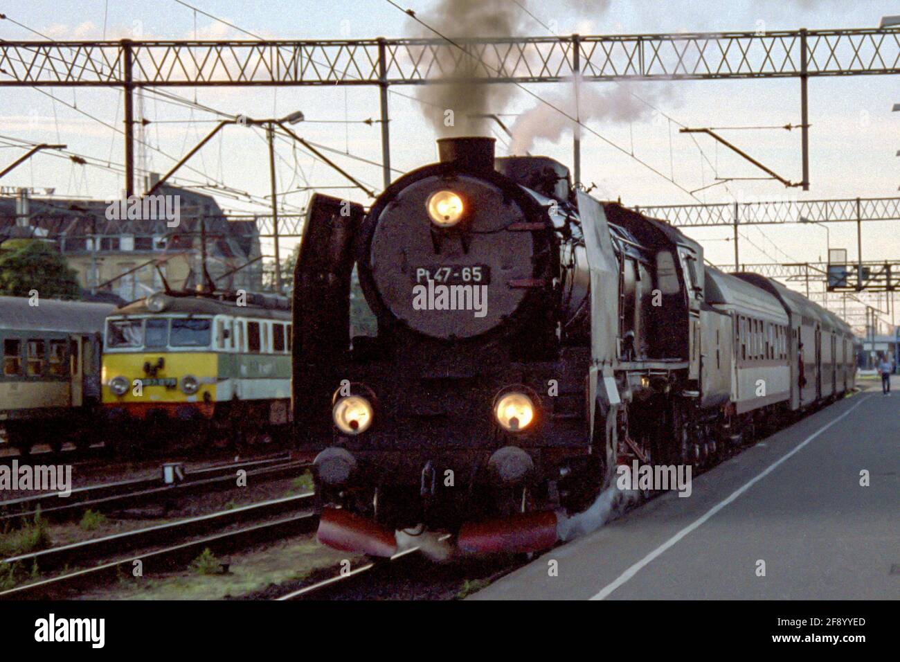 Polish steam trains in 1997 Stock Photo - Alamy