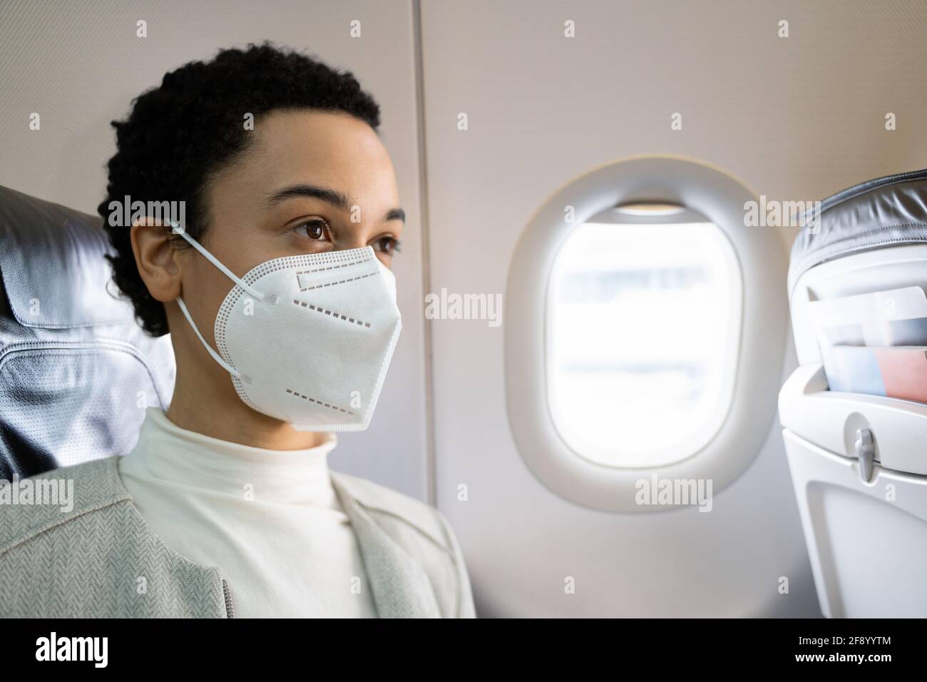 Safety asian american airplane hi-res stock photography and images - Alamy