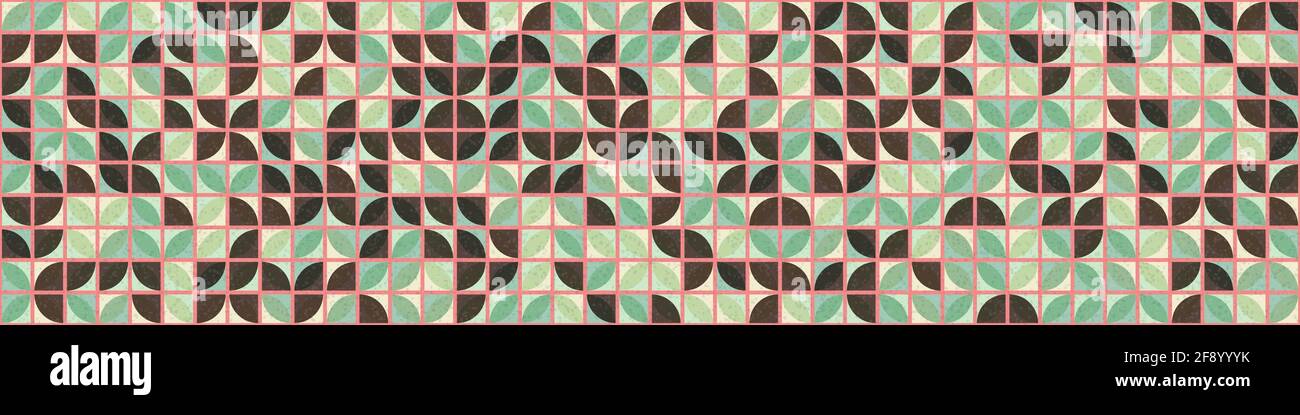 Abstract Geometrical generative computational art illustration Stock ...