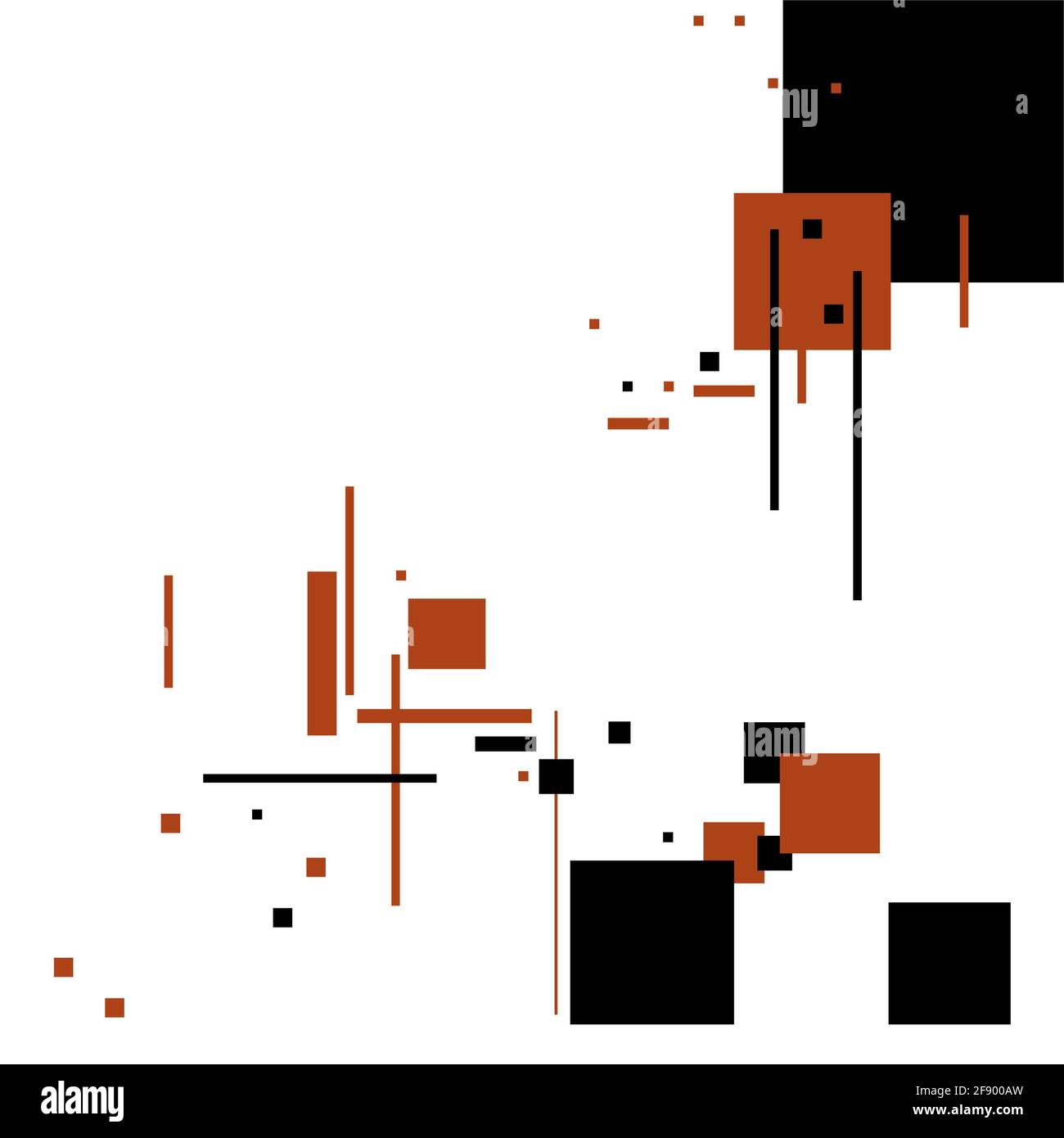 abstract red and black cubes Stock Photo - Alamy