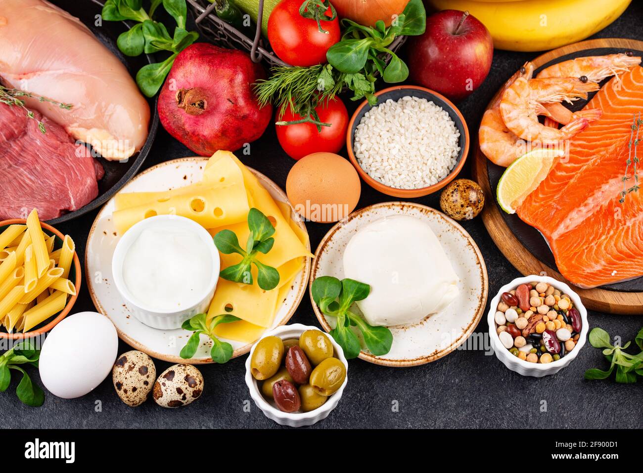 Food pyramid balanced diet hi-res stock photography and images - Alamy