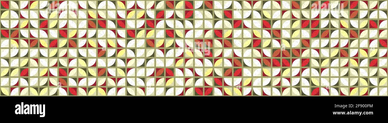 Abstract Geometrical generative computational art illustration Stock ...