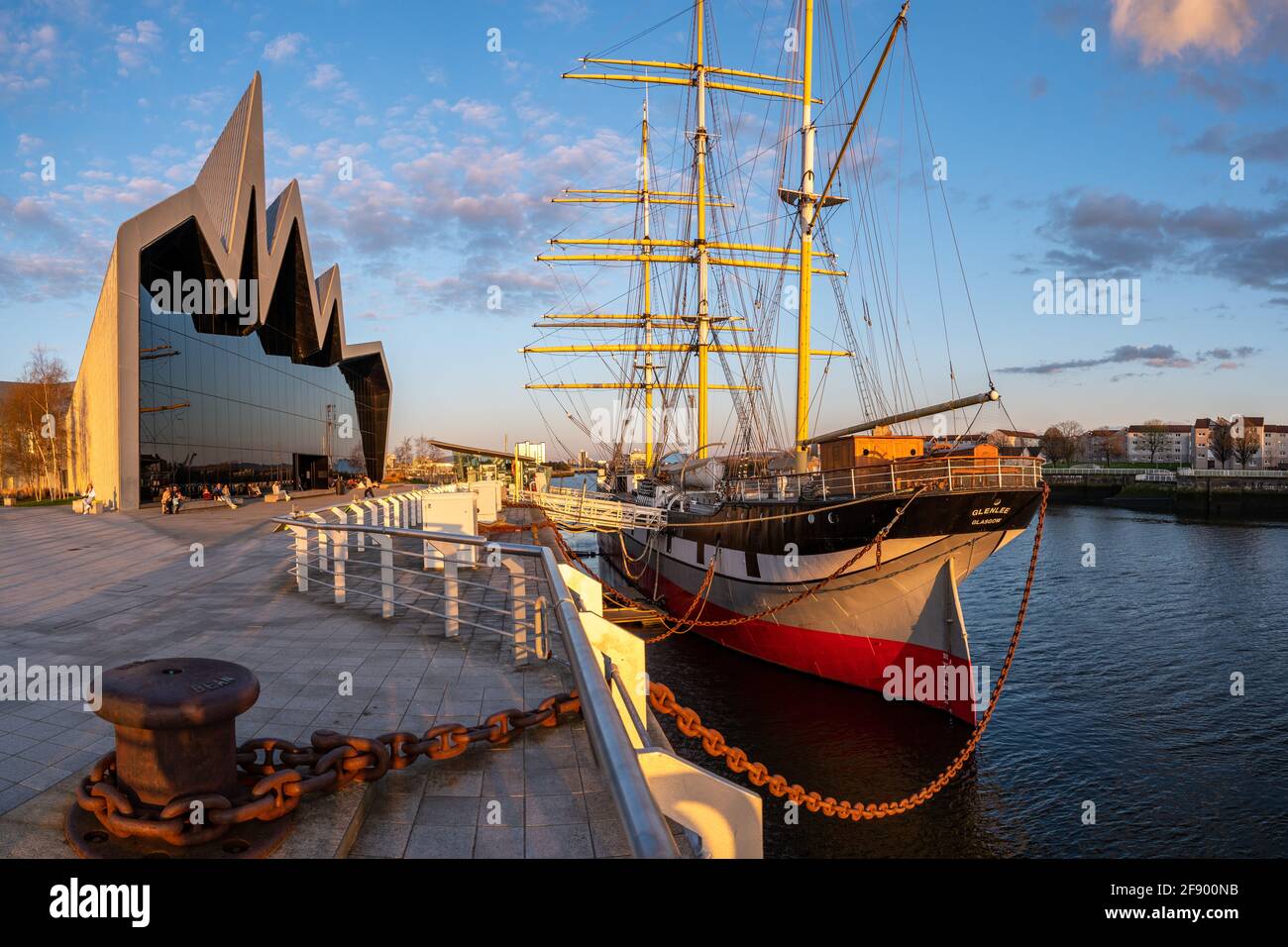 Riverside museum glasgow aerial hi-res stock photography and images - Alamy