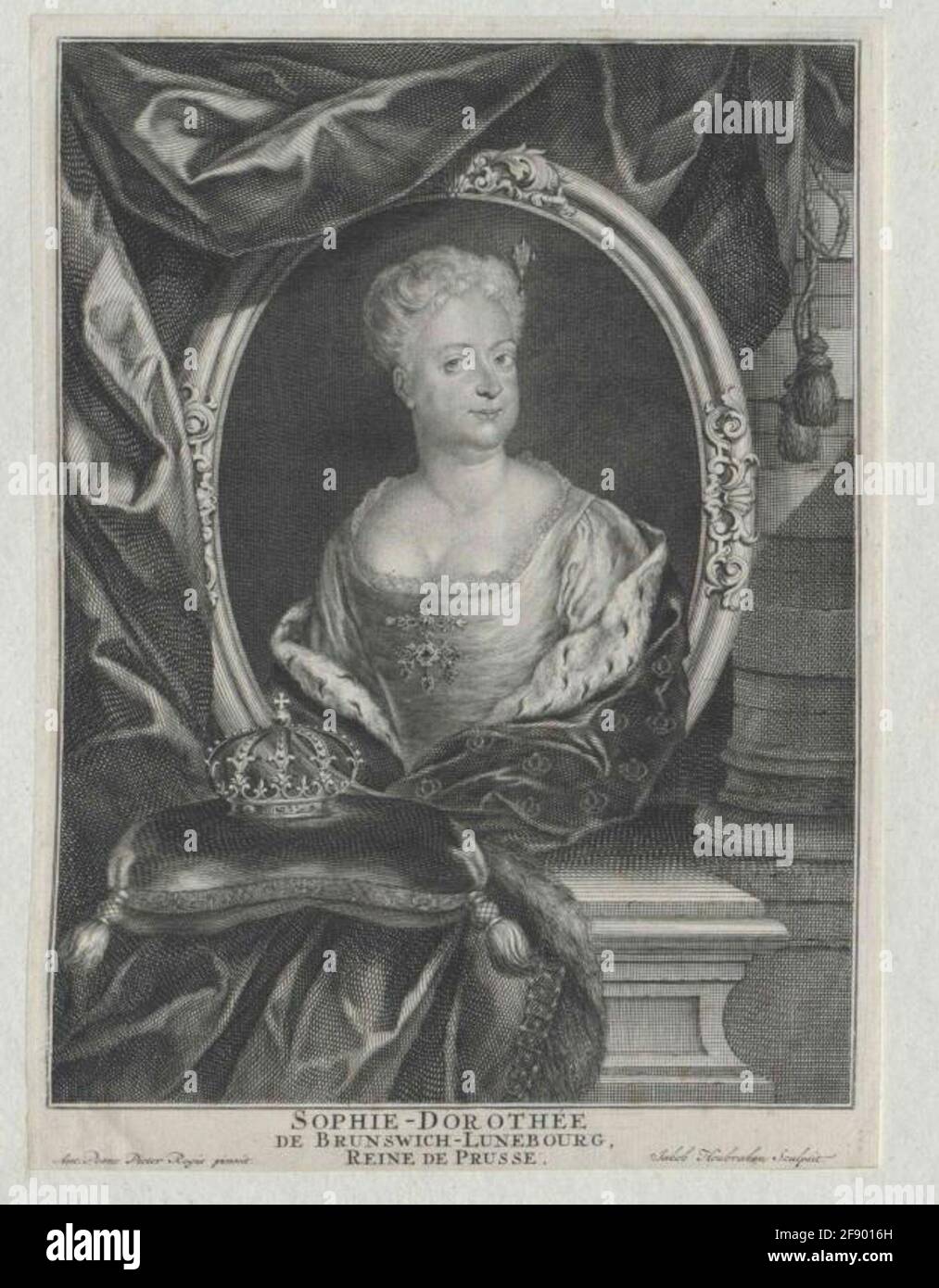 Sophie Dorothea, Princess of England Painters: Pesne, Antoinescher ...