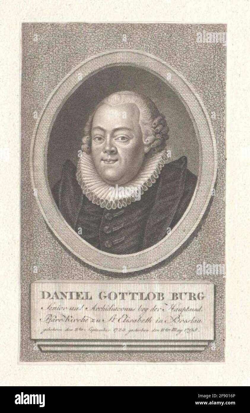 Castle, Daniel Gottlob Stock Photo - Alamy