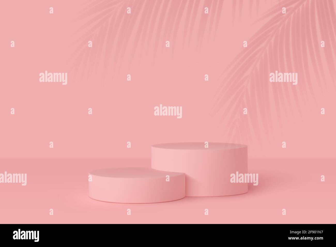Pink geometric 3d podium Stock Vector Images - Alamy