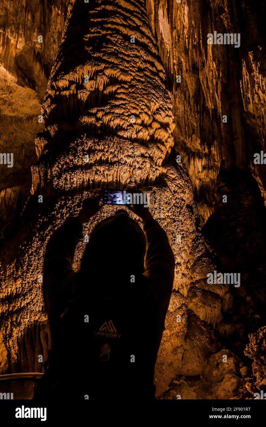 Photographing Fairyland of popcorn-covered stalagmites deep underground ...