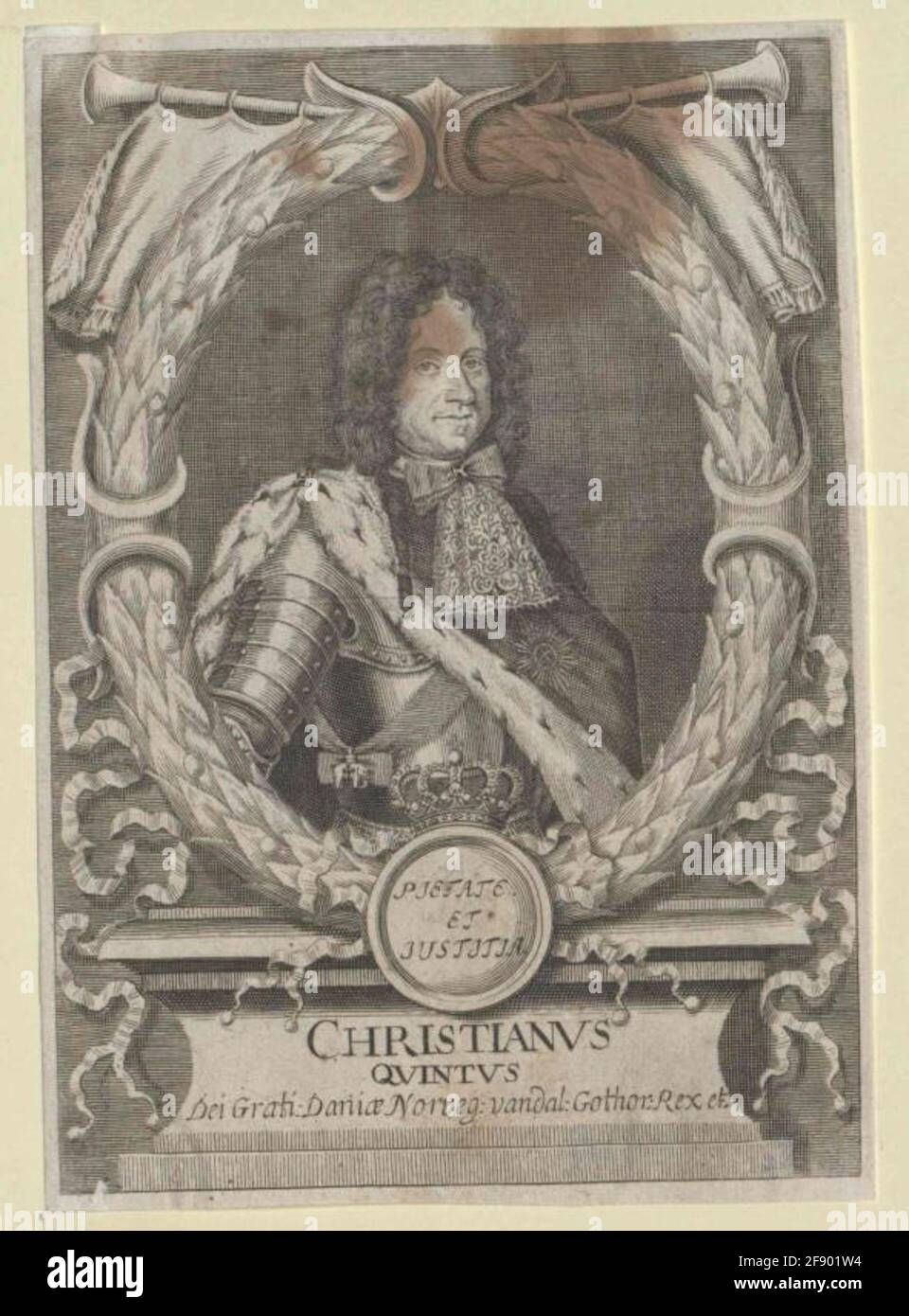 Christian V, King of Denmark Stock Photo - Alamy