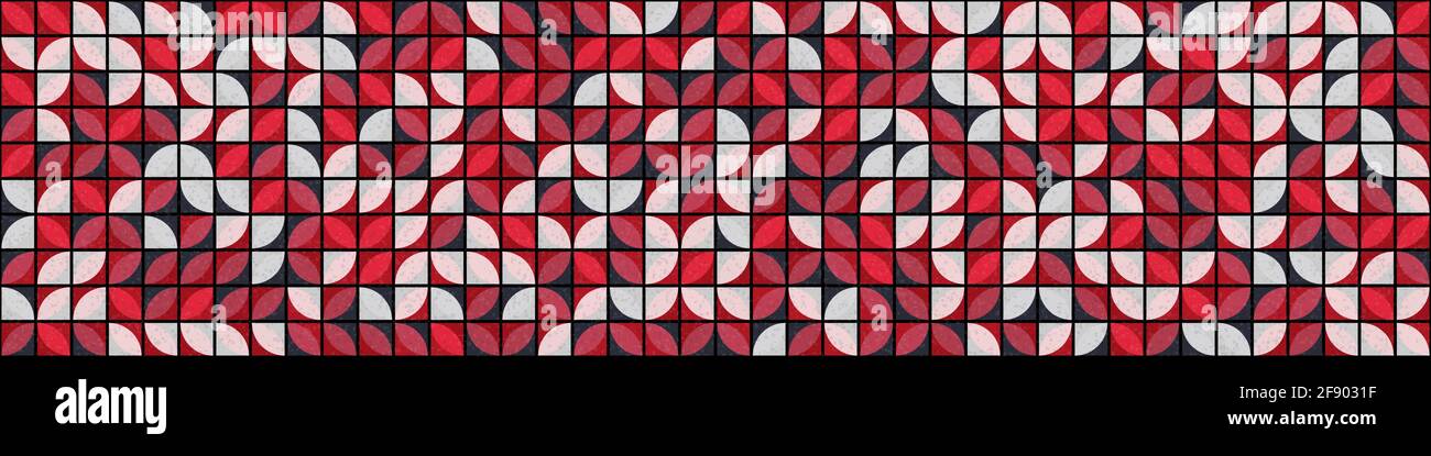 Abstract Geometrical generative computational art illustration Stock ...