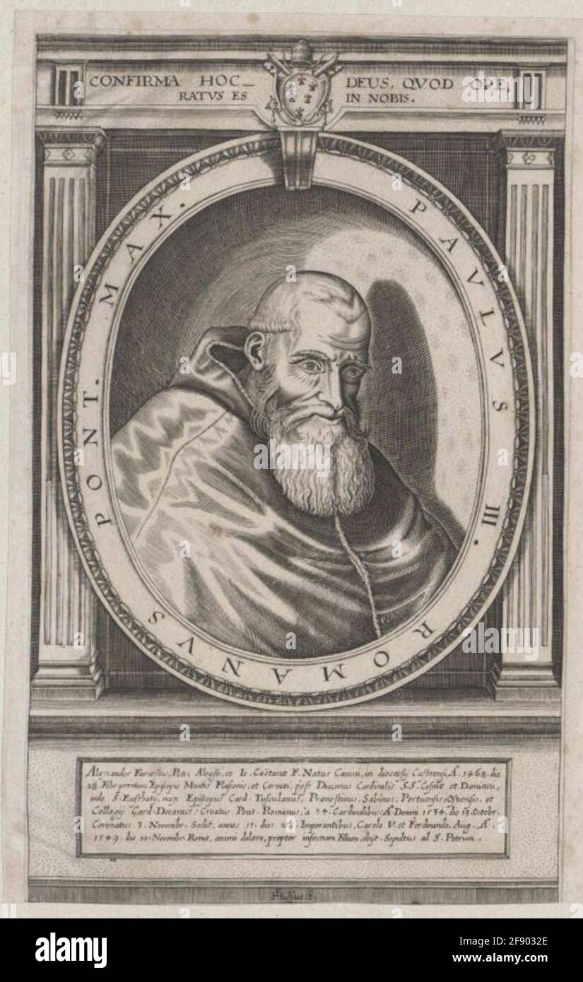 Paul III., Dad Publisher: Heyden, Christoph van der Stecher: Hulsen ...