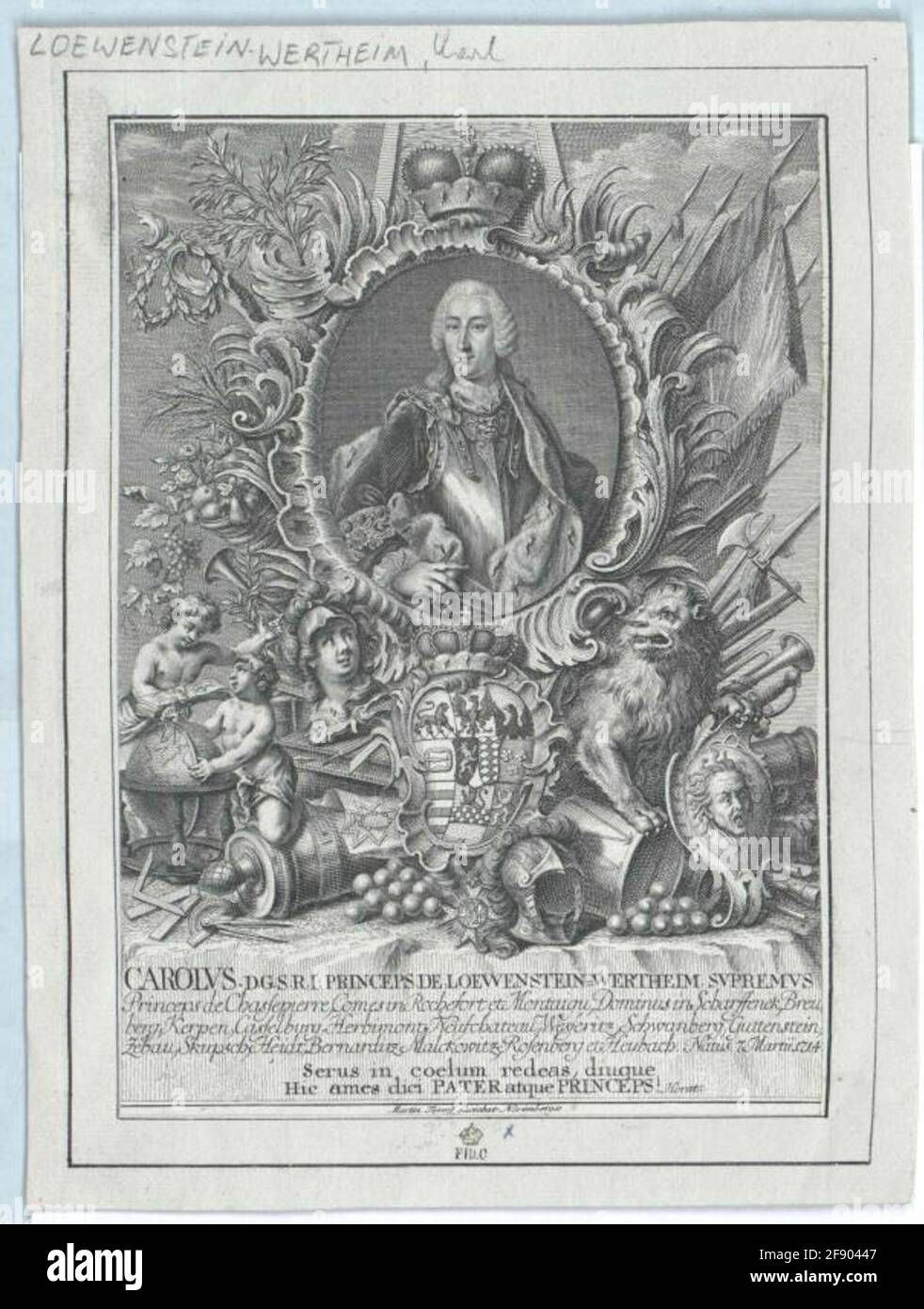 Karl thomas lowenstein wertheim rochefort hi-res stock photography and ...