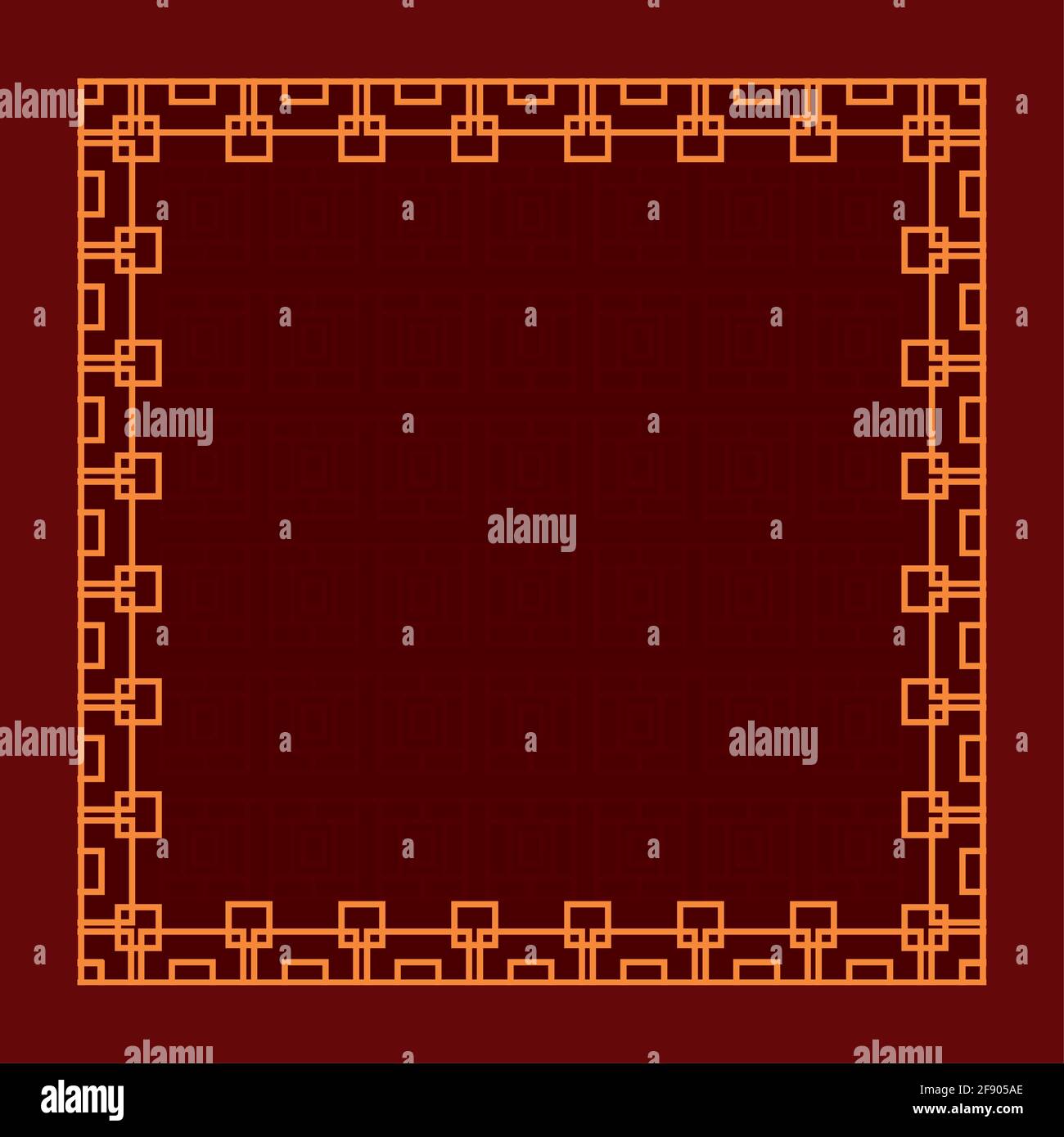 chinese vintage border frame template Stock Vector Image & Art - Alamy