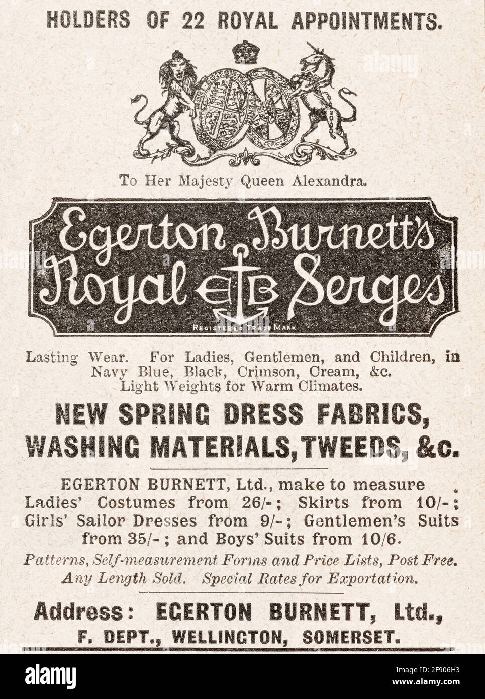 Clothing fashion in 1902 hi-res stock photography and images - Alamy