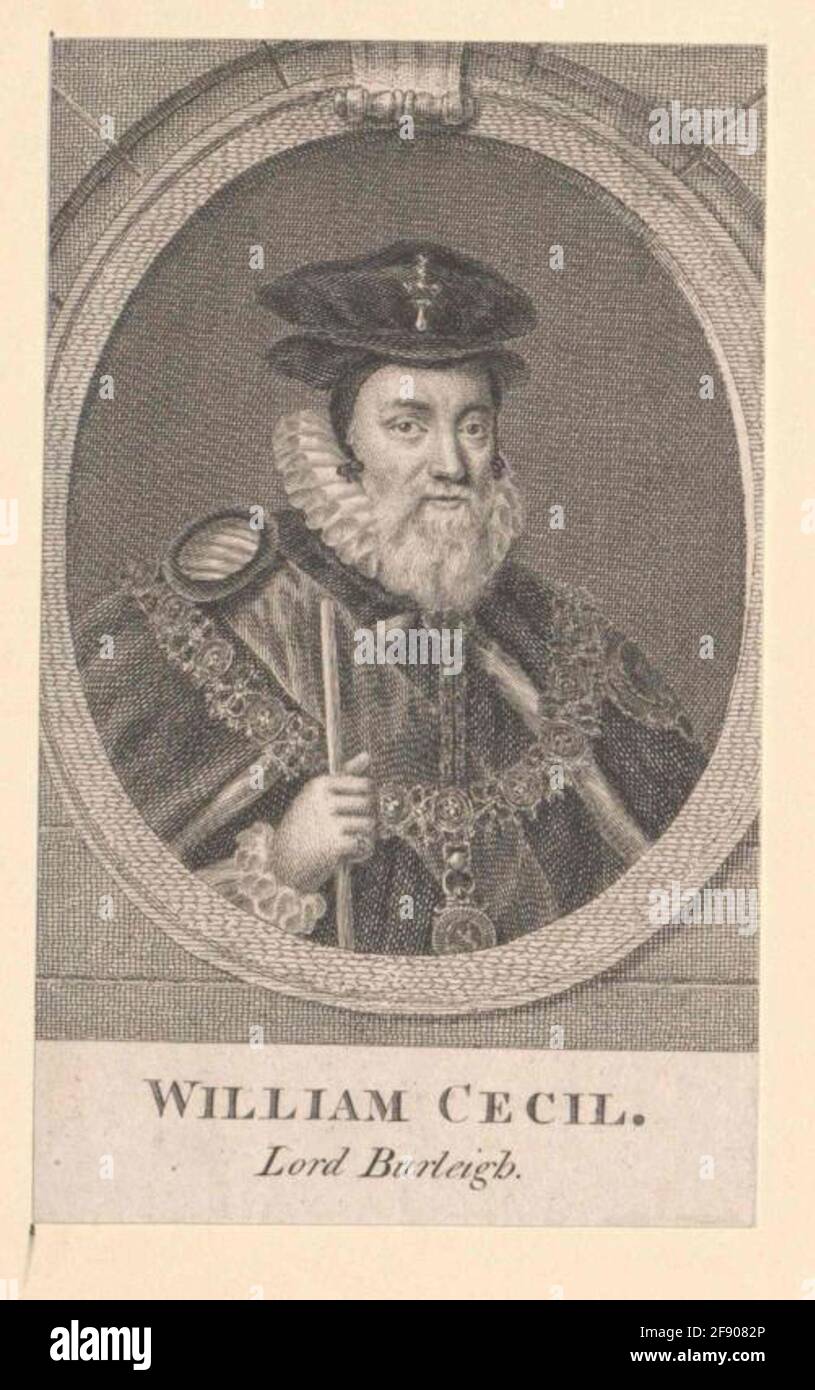 Cecil, 1. Baron Burghley, William Stock Photo - Alamy