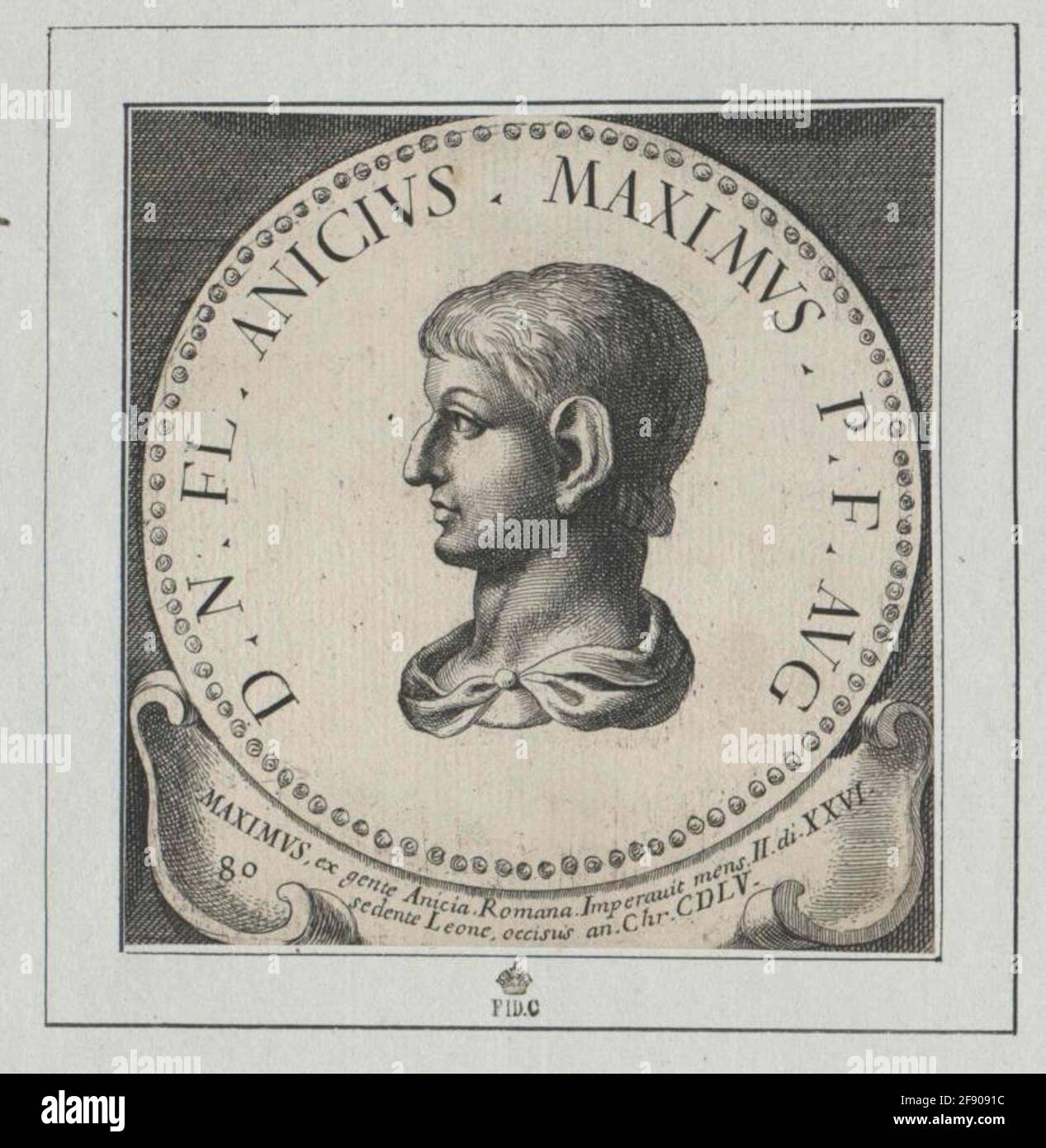 Petronius Maximus, weströmischer Kaiser Stock Photo - Alamy