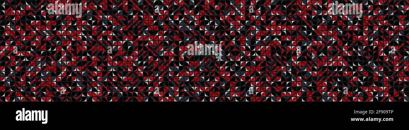 Abstract Geometrical generative computational art illustration Stock ...