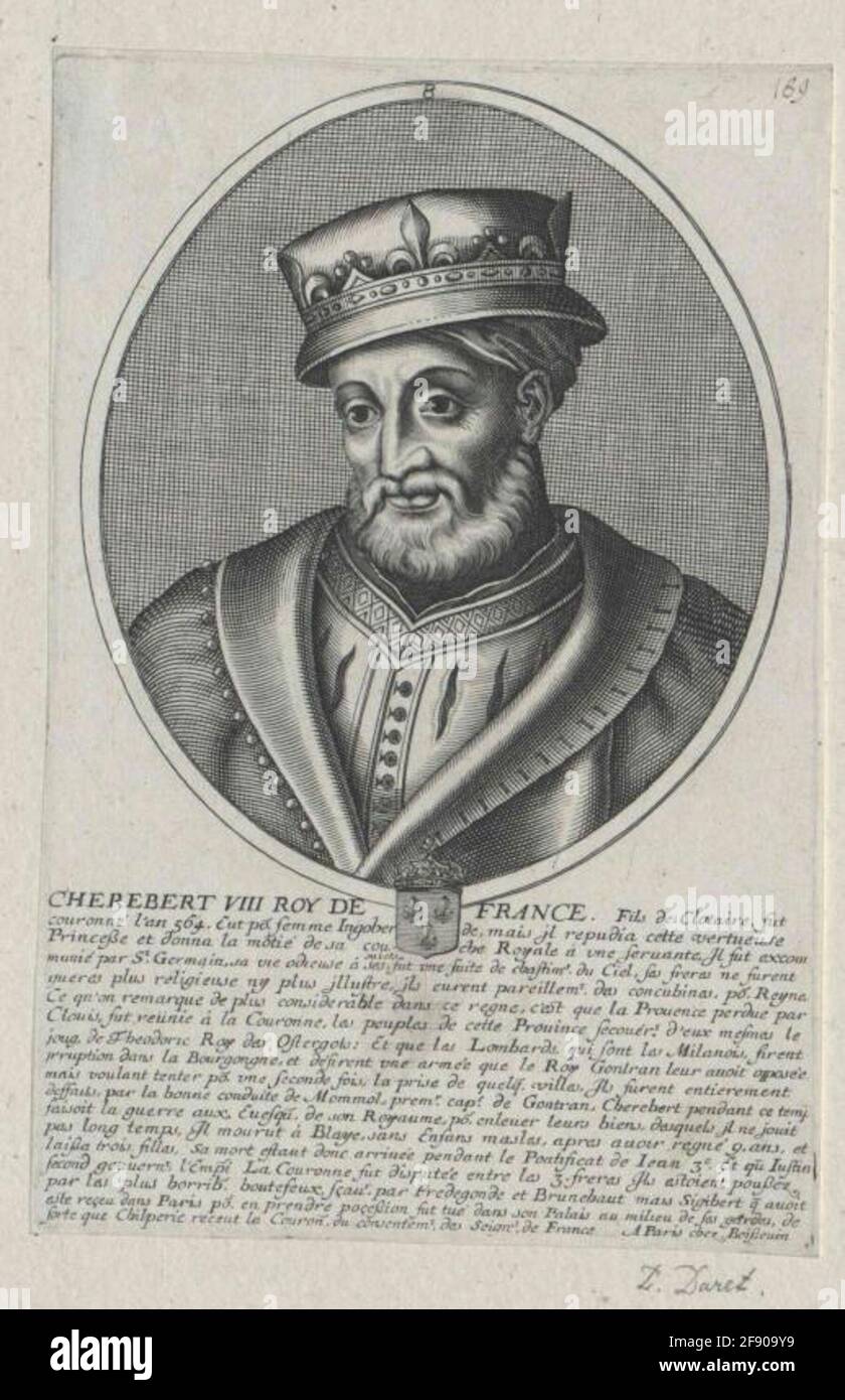 Charibert I, King of Franconia Stock Photo - Alamy