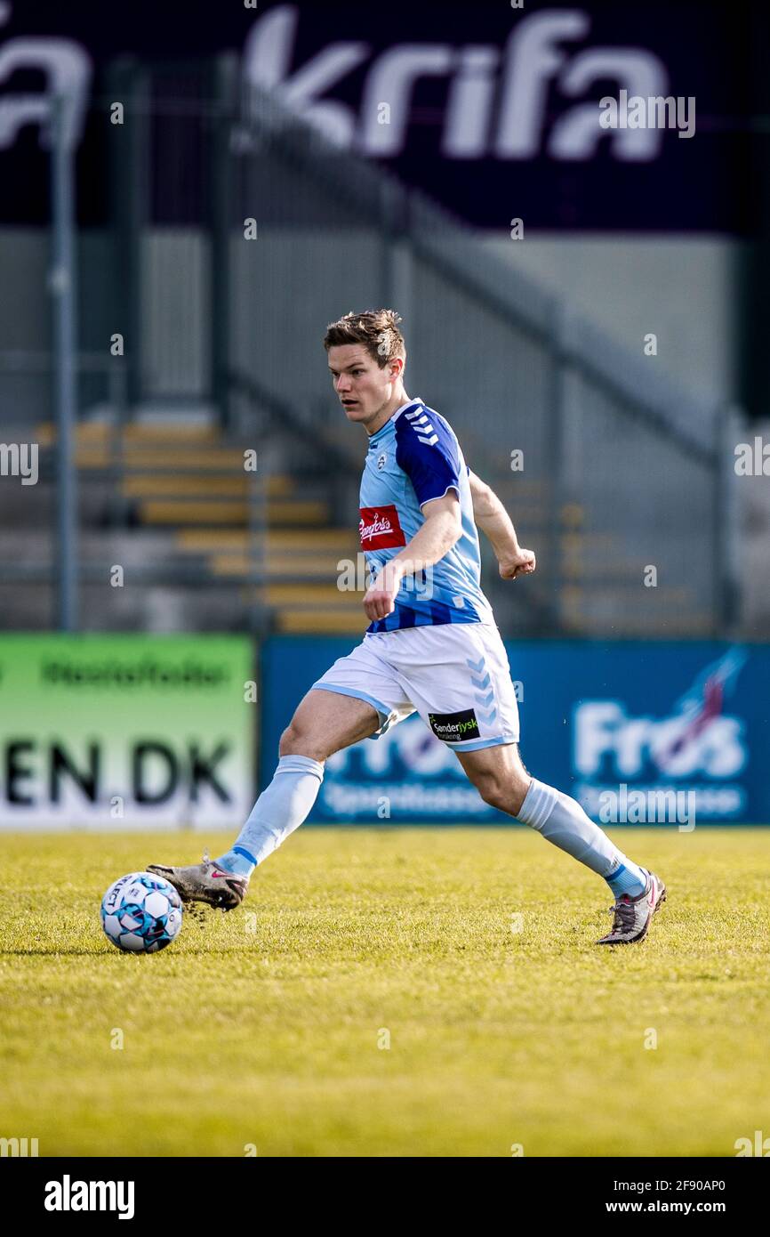 Haderslev, Denmark. 15th Apr, 2021. Stefan Gartenmann (2) of ...