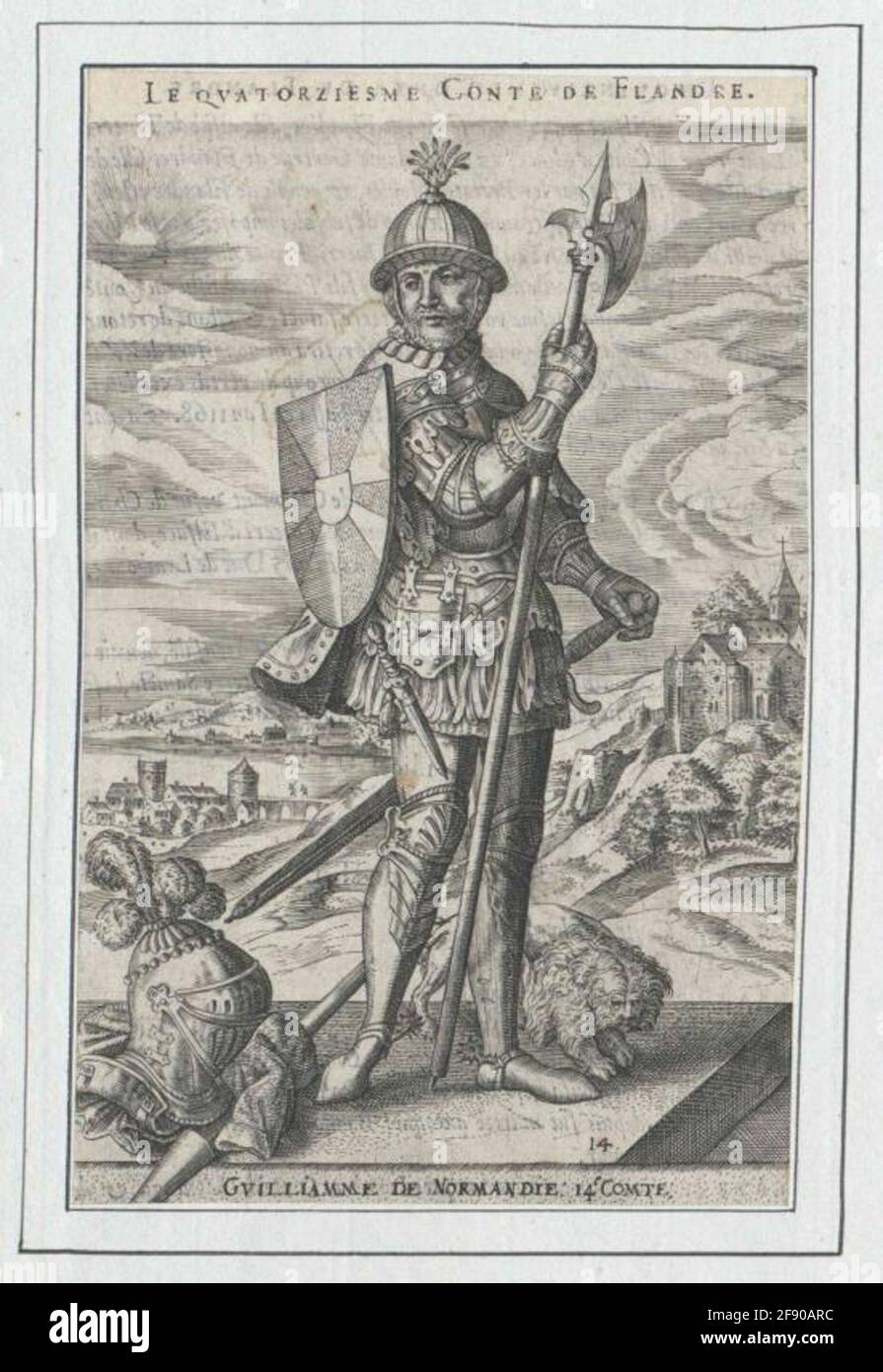 Wilhelm Clito of Normandy, Count of Flanders Stock Photo - Alamy