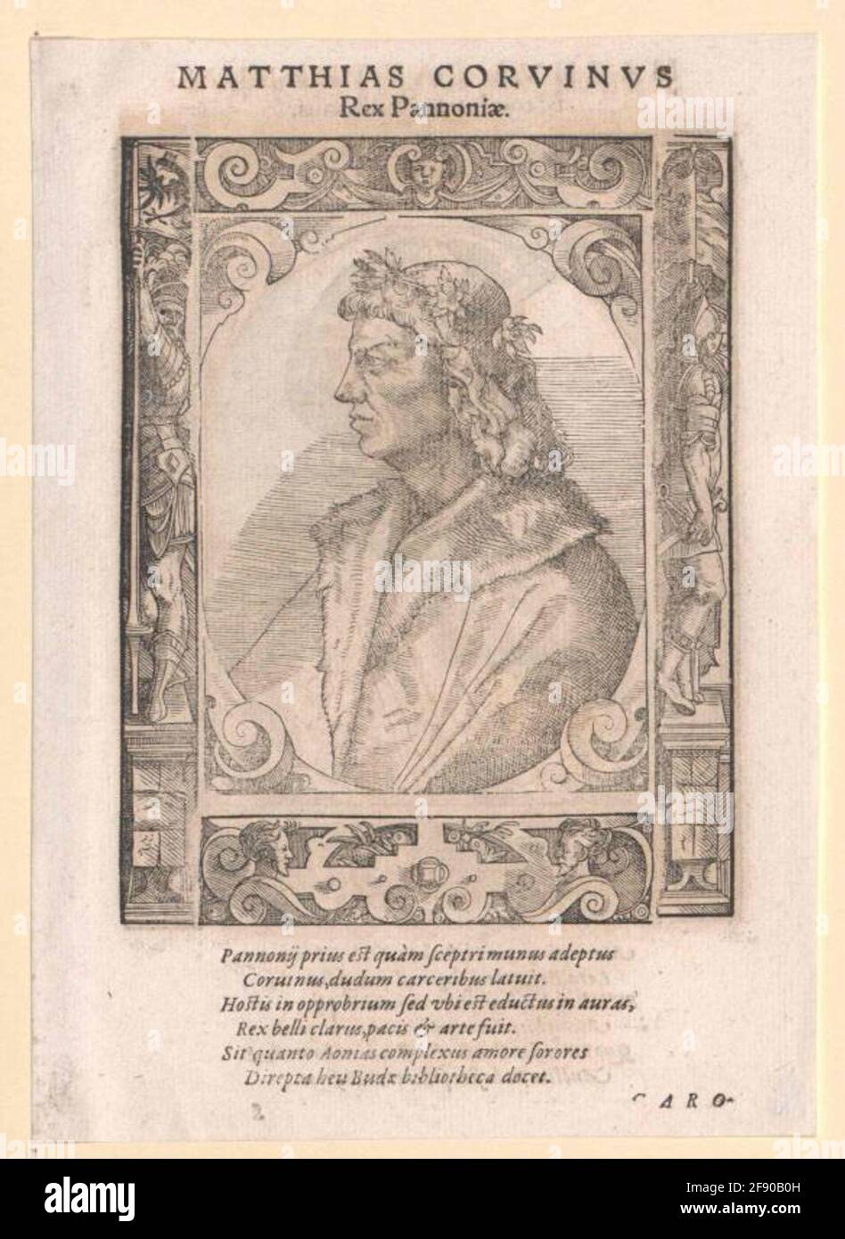 Matthias I. Corvinus, King of Hungary Stock Photo - Alamy