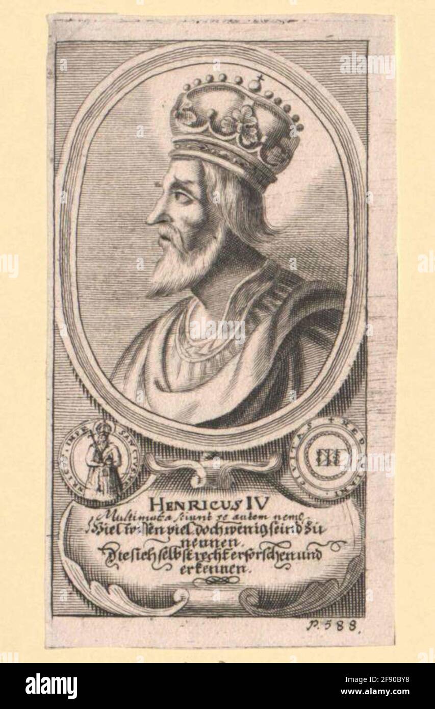 Heinrich IV., Roman-German Emperor Stock Photo - Alamy