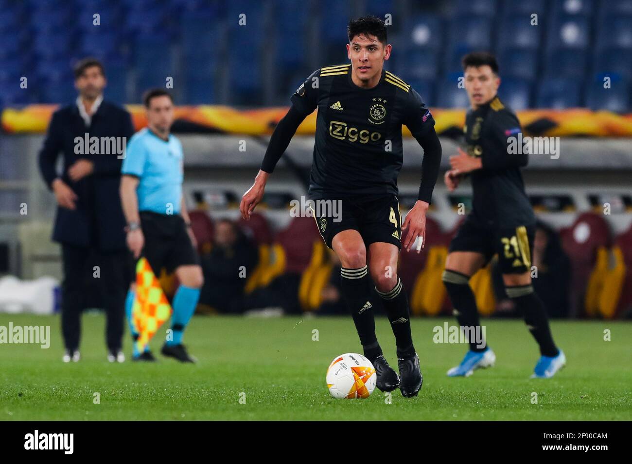 ROMA, ITALY - APRIL 15: Edson Alvarez of Ajax during the UEFA Europa ...
