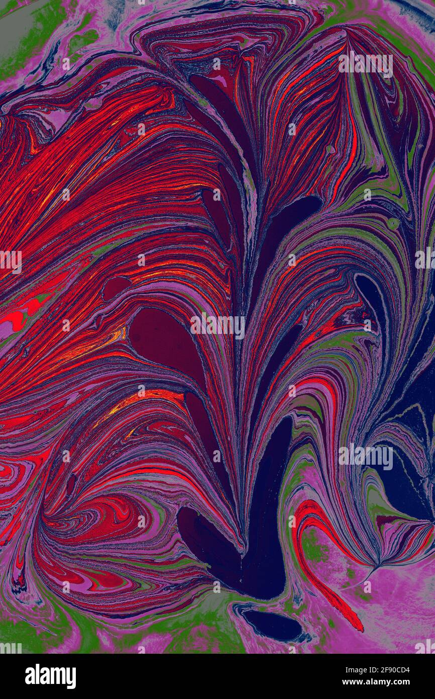 Abstract marbling pattern for fabric, design. Creative marbling ...