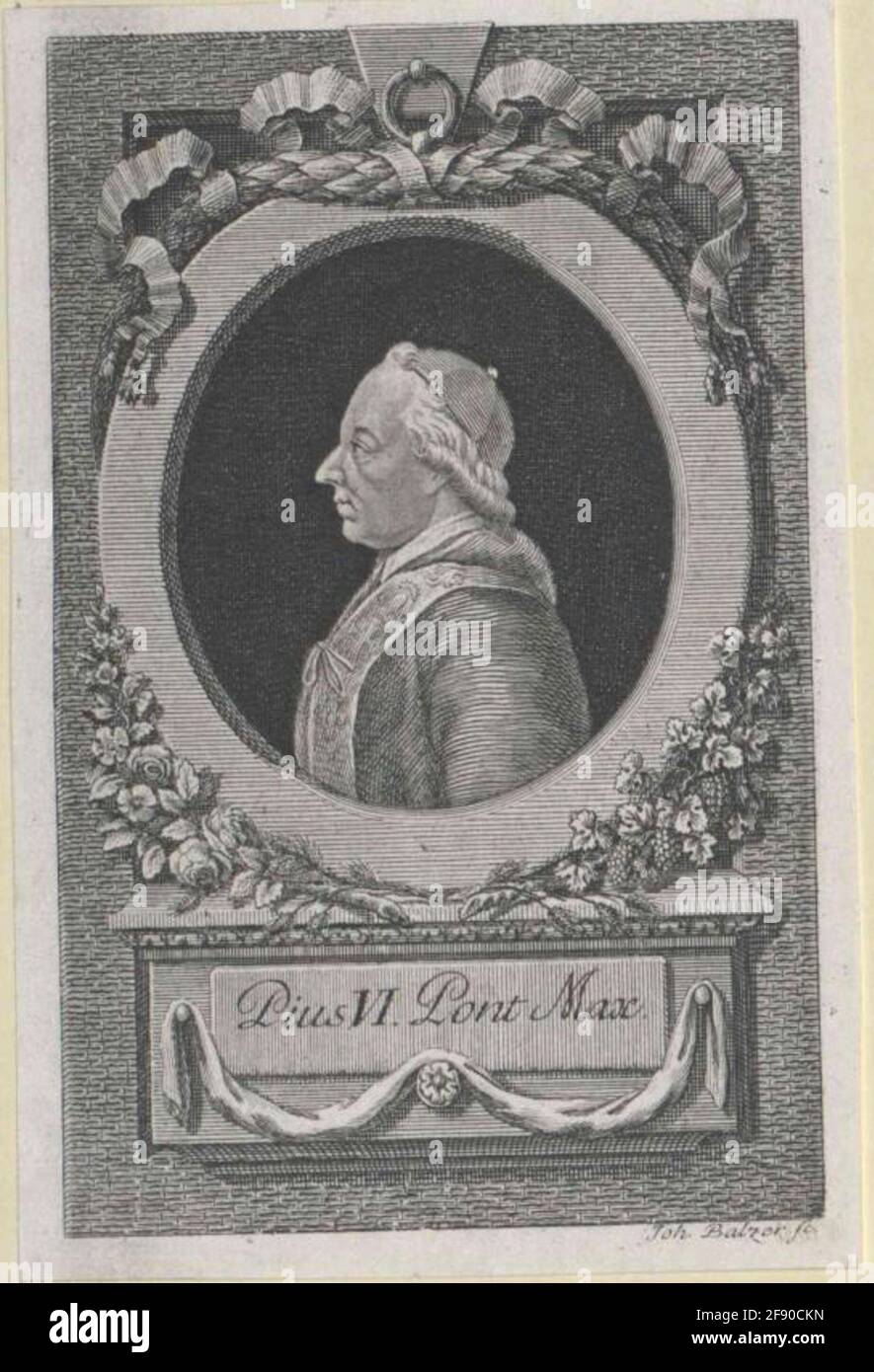 Pius VI., Pope Stock Photo - Alamy