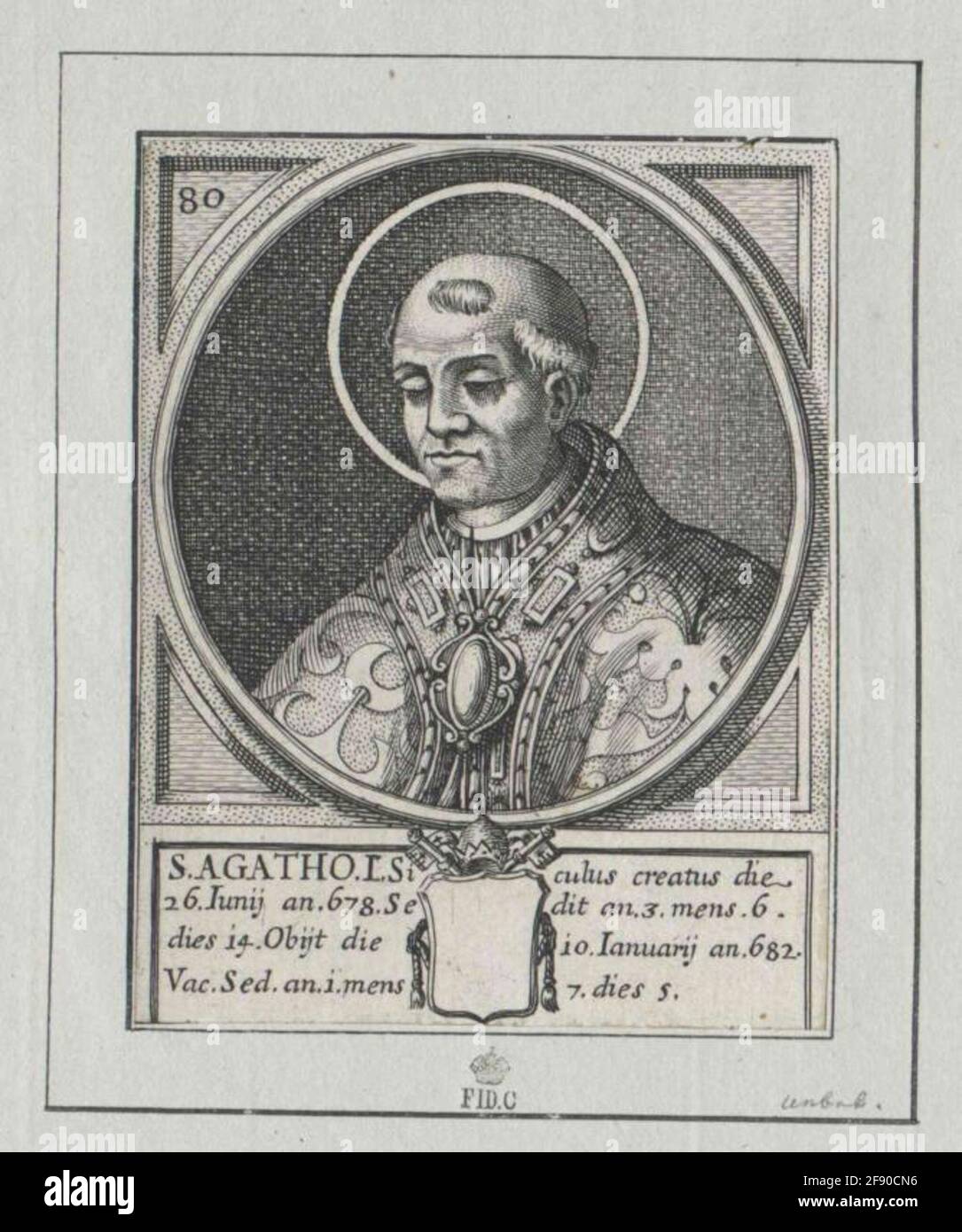 Papa agatho hi-res stock photography and images - Alamy