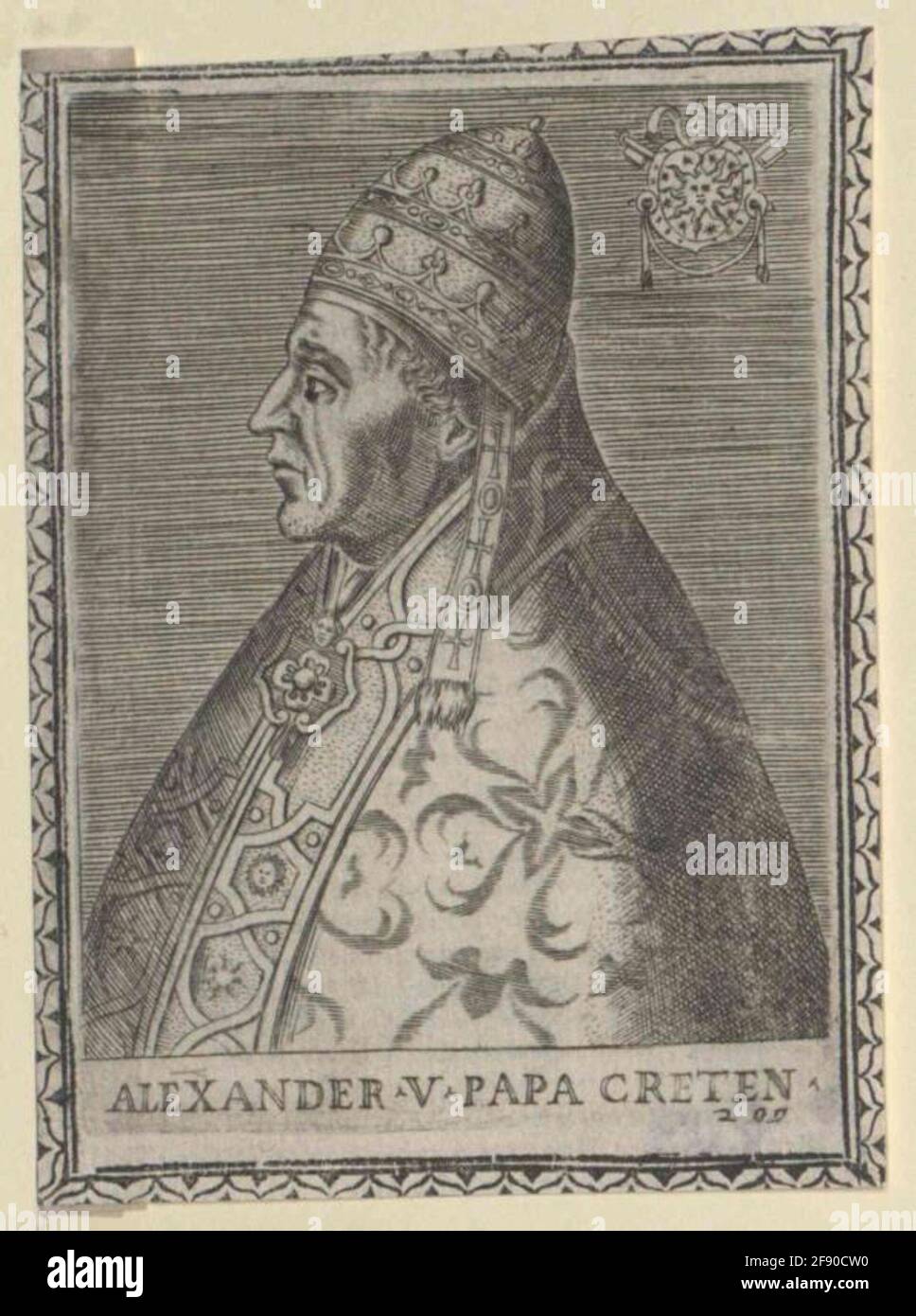Alexander V., papa Stock Photo - Alamy