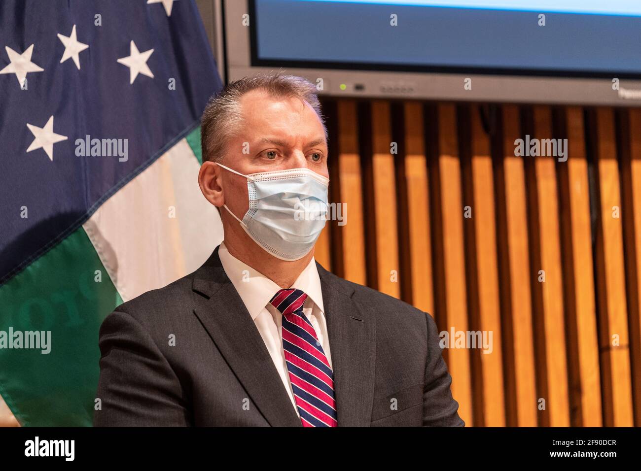 New York, NY - April 15, 2021: NYPD Police Commissioner Dermot Shea ...