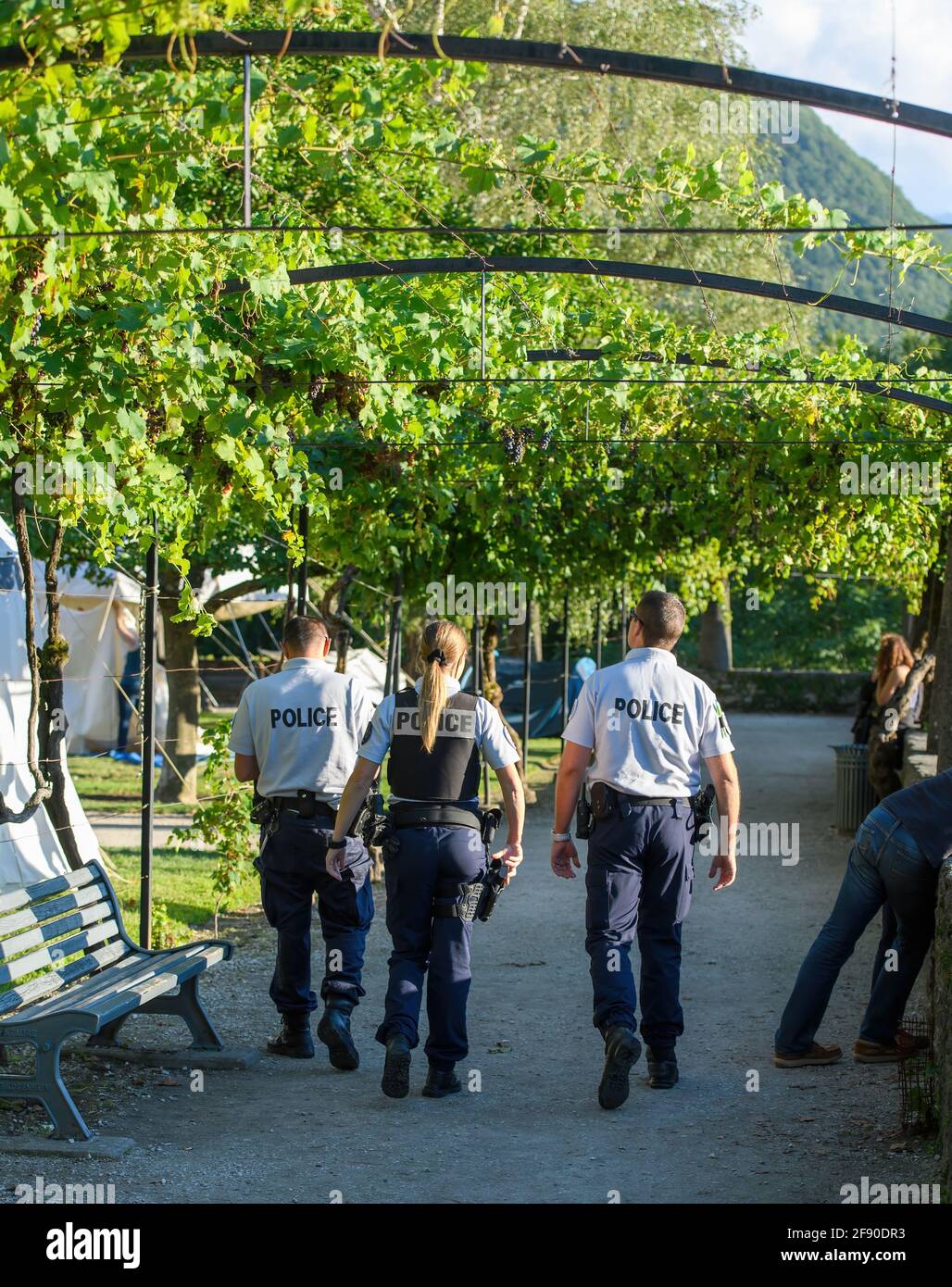 Security officer watching monitor hi-res stock photography and images ...