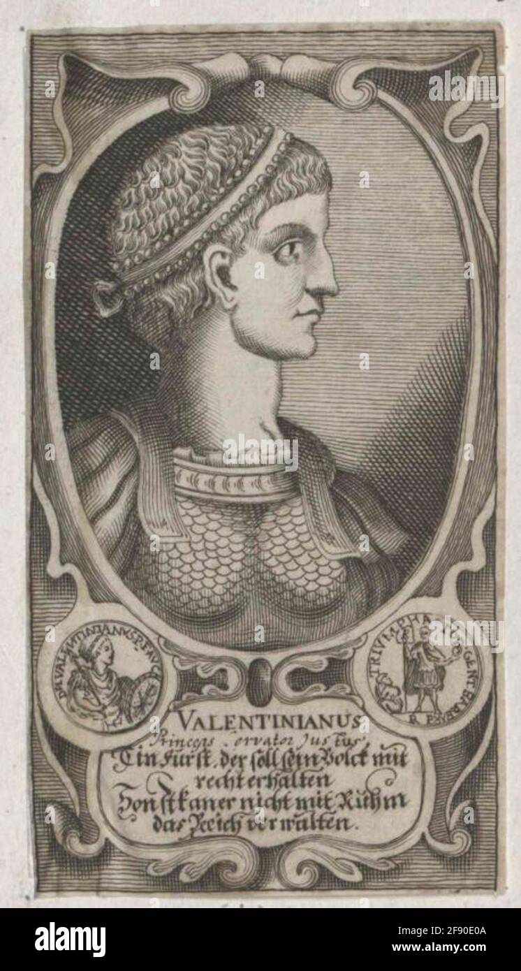 Valentinian I., Roman Emperor Stock Photo - Alamy