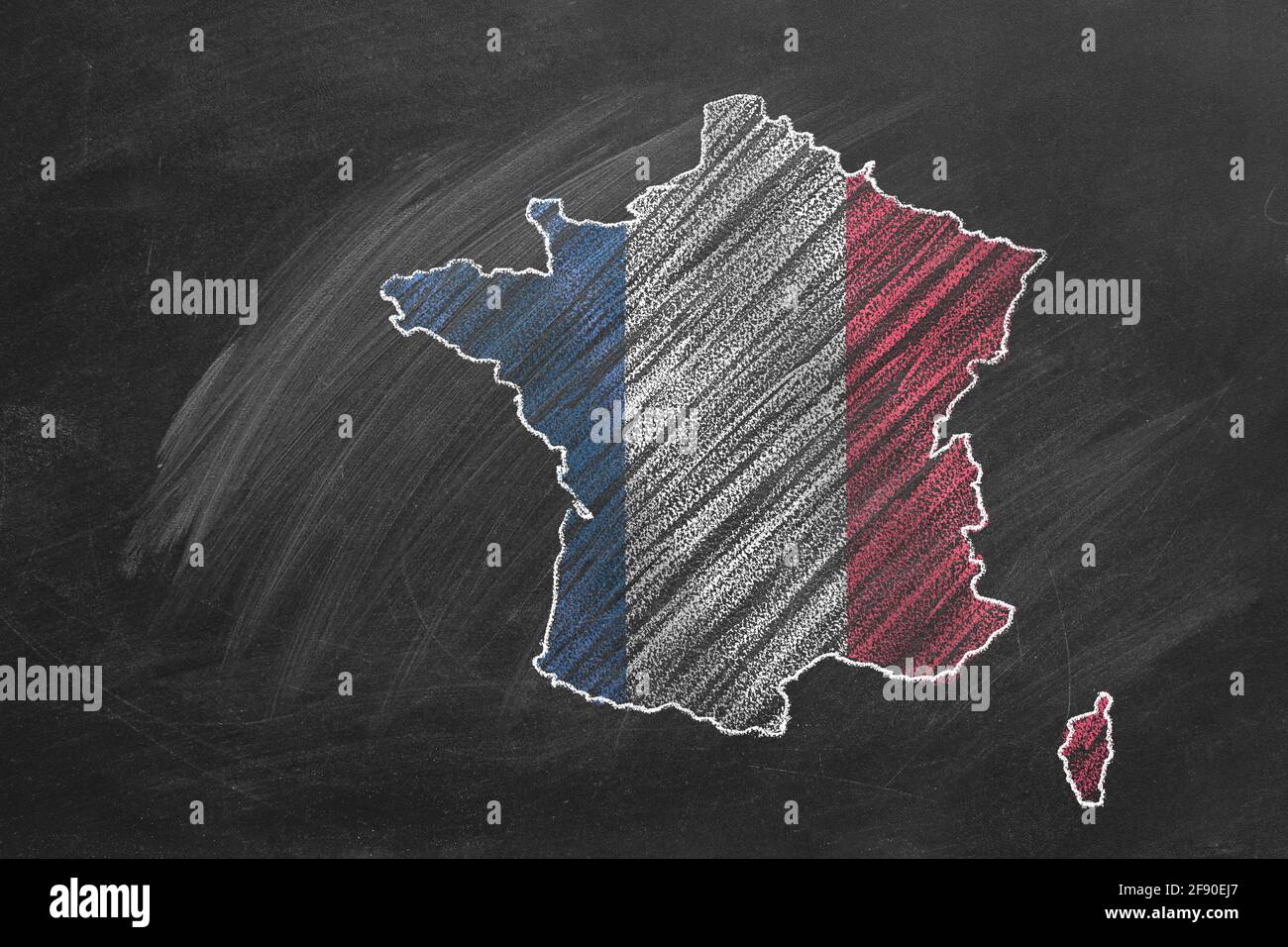 Map france drawing hi-res stock photography and images - Alamy