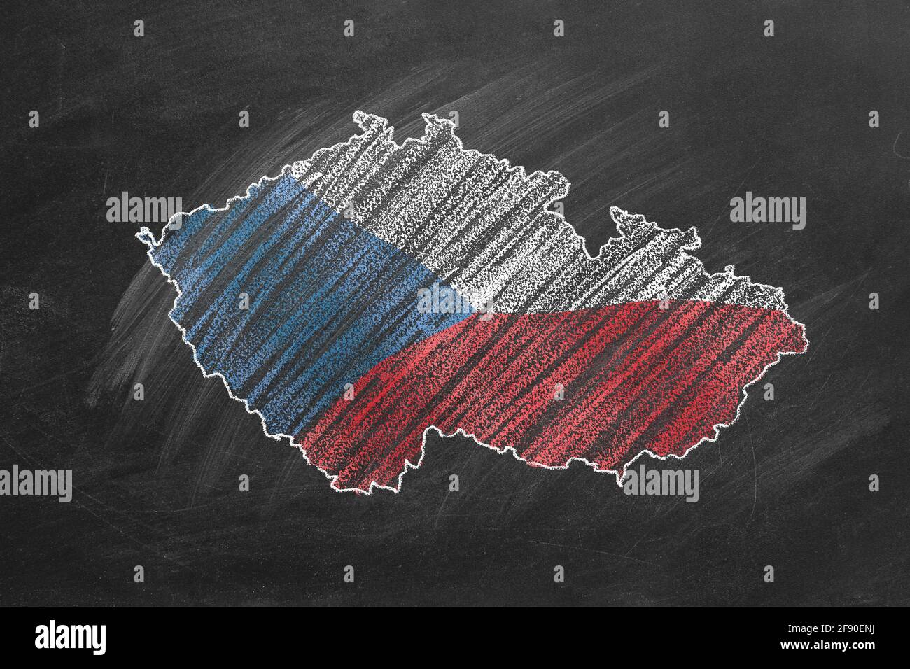 Czech republic map outline animation hi-res stock photography and ...