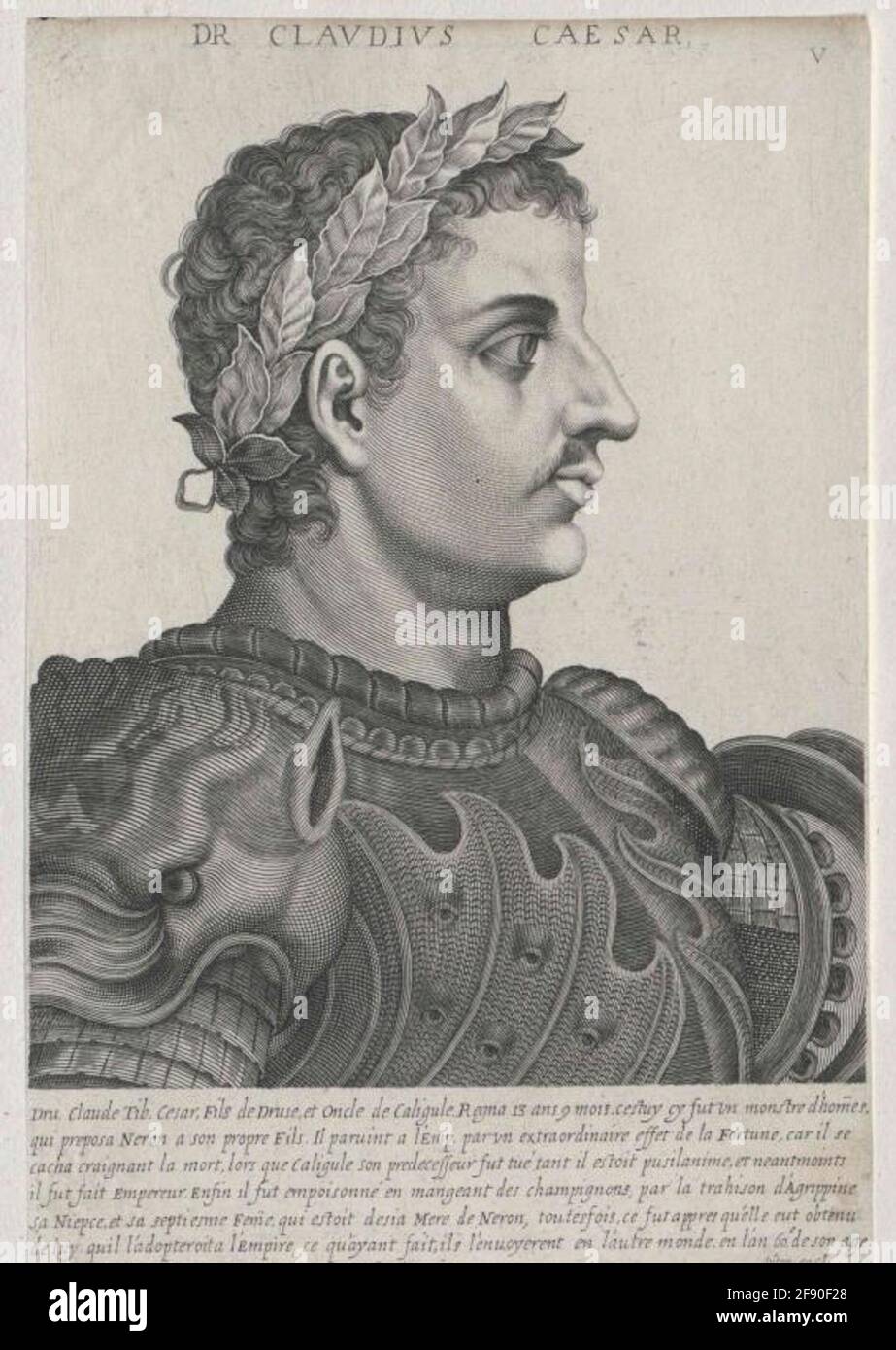 Claudius, Roman emperor Stock Photo - Alamy